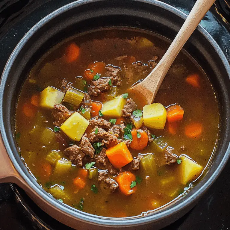 Hearty Vegetable Beef Soup: A Comforting Family Recipe – FHFOODHEALTH